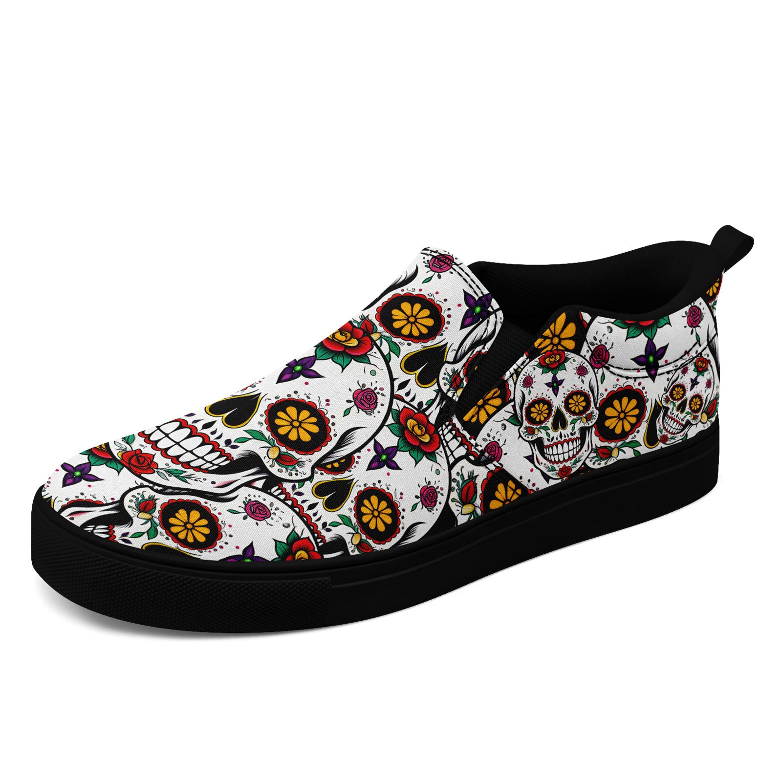 Gothic Style Footwear | Skull Sneakers, Combat Boots & Custom Shoes