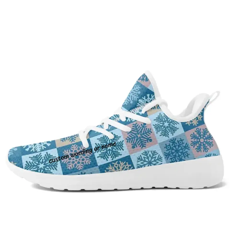 Custom FN Shoes with Snowflake Theme Tailored for Those Who Adore the